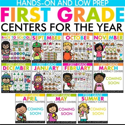 November 1st Grade Centers Low Prep Fall Math And Literacy Centers