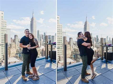 A Breathtaking Rooftop Proposal At The Skylark Poppy Lynn