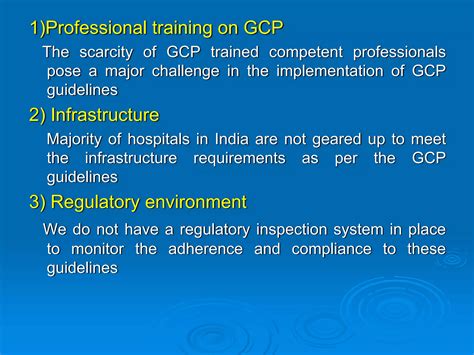 Challengesintheimplementationofgcpguidelinespdf