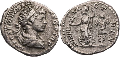 Römische Kaiserzeit Denar 198 n Chr Caracalla Büste MINER VICTRIX