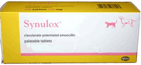 Synulox Palatable Tablets 500mg Pack Of 100 Pom