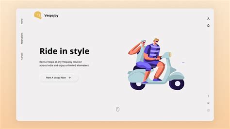 Web Design Create An Animated Landing Page With Skeuomorphism Effects