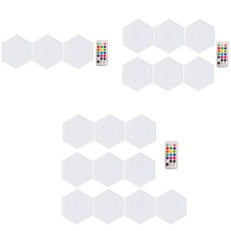 Luz Led Com Comando 6pcs