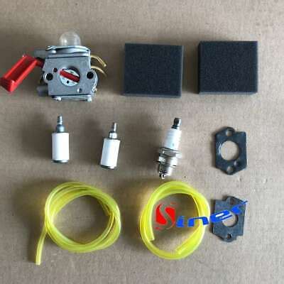 Carburetor Kit For Homelite UT33650A 26CC String Trimmer W Engine
