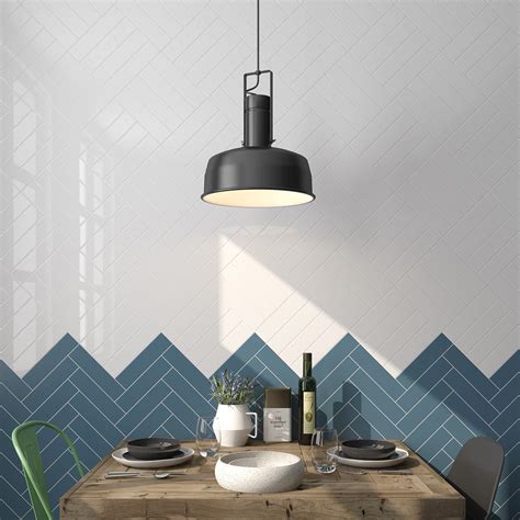 Block Blanco Bright 2x10 — Statements Tile