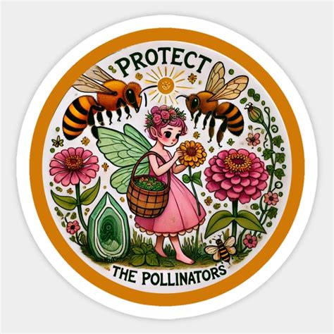Protect The Pollinators Protect The Pollinators Sticker Teepublic