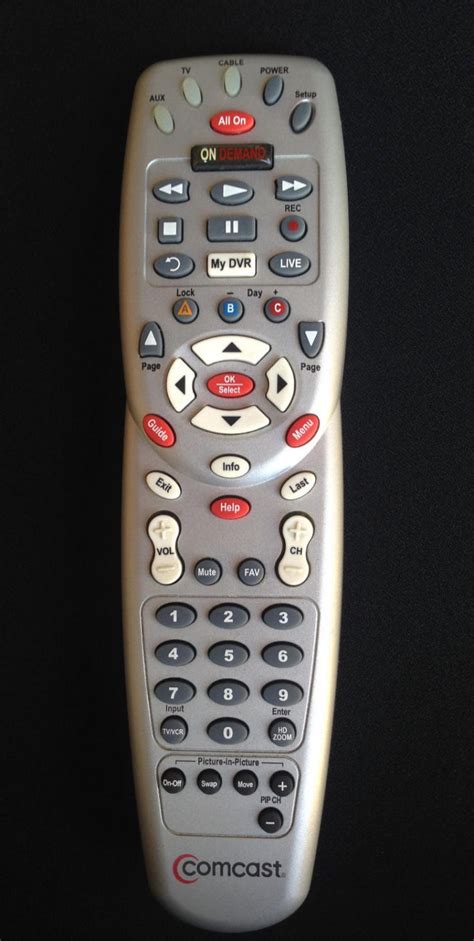 Comcastxfinity Custom Dvr 3 Device Universal Remote Control Rc147550502mb