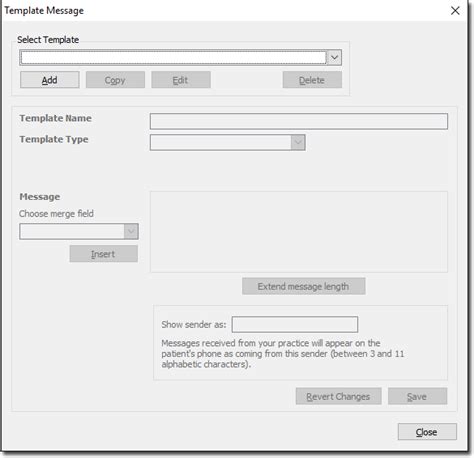 Creating A User Defined Template