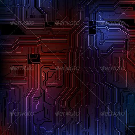 Electronics Theme Vector Background