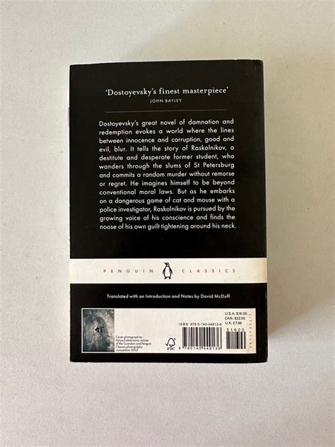 Penguin Classics Crime And Punishment By Fyodor Dostoevsky Hobbies