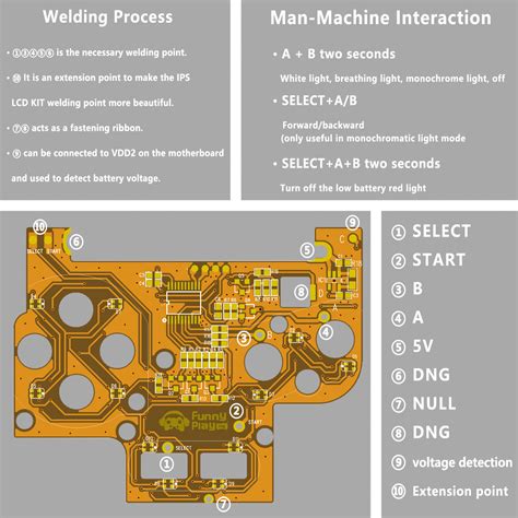 Gbc Button Led Kit Funnyplaying