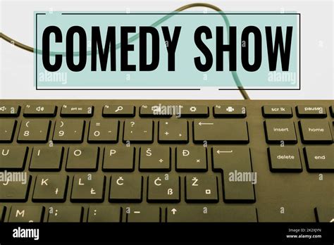 Conceptual Display Comedy Show Business Overview Funny Program