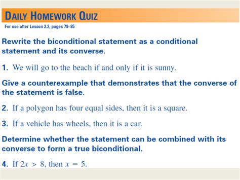deductive reasoning homework quiz logic and statements