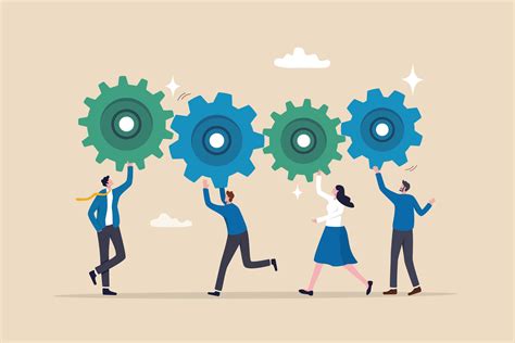 trabajo juntos trabajo en equipo o cooperar a éxito solución a equipo