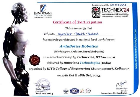 bhakti ayarekar on linkedin techenthusiast learningjourney innovations roboticsworkshop