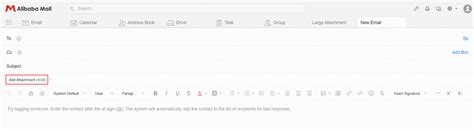 The Differences Between Attachment And Large Attachment Alibaba Mail