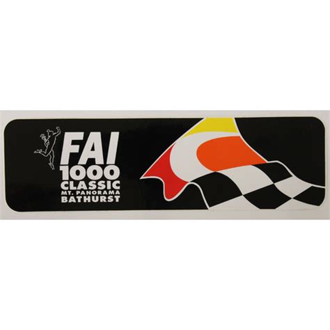 Fai 1000 Classic Bathurst Sticker