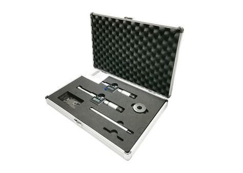 Digital Three Point Internal Micrometer Set Ip65 Waterproof With Case