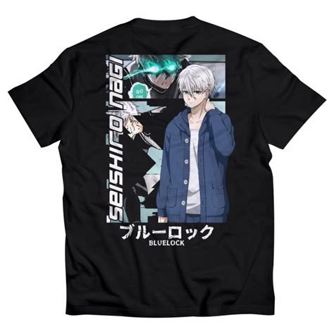 Sheishiro Nagi Blue Lock เสื้อยืดลําลอง แขนสั้น พิมพ์ลายอนิเมะ Bl08