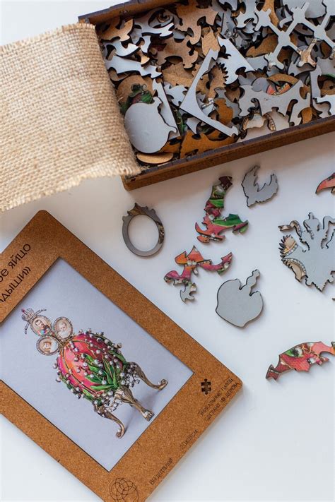 Пазл Яйцо Ландыши фото цена описание Купить Пазл Яйцо Ландыши в магазине музея Фаберже