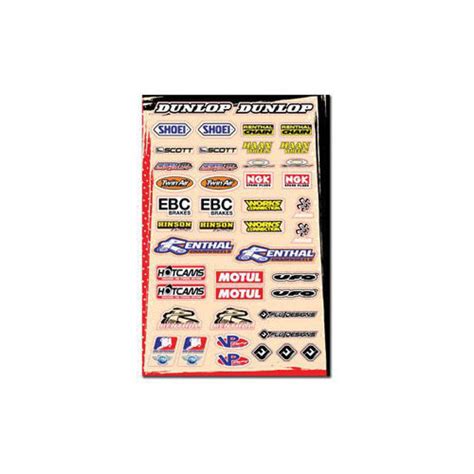 1545 Flu Designs Logo Sticker Sheet B 12 X 18 Inch 833974