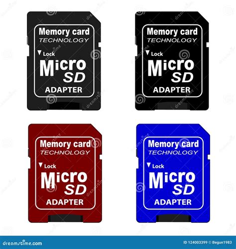 Memory Card In Vector On White Background Editorial Stock Image Illustration Of Isolated