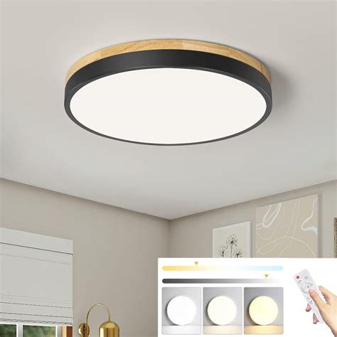 Lámpara Led De 24 W Lámpara De Techo De Metal Moderna Con Control