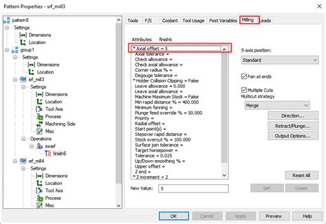 How To Adjust Or Leave Material On The Bottom Of Surface Milling