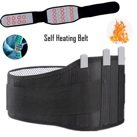 Melede Adjustable Self Heating Magnetic Therapy Waist Belt Lumbar