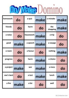 2 441 Domino English ESL Worksheets Pdf Doc