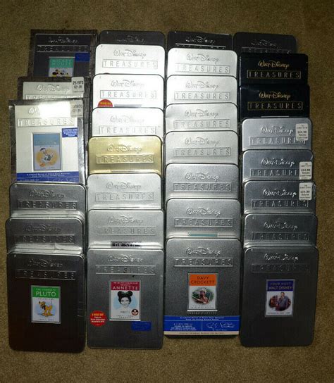 Complete Walt Disney Treasures Collection Dvds In Original Tins For