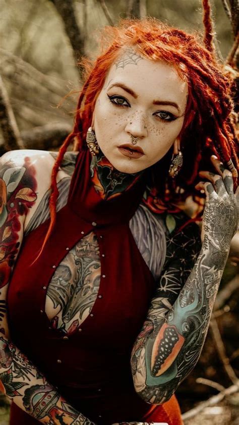 Pin By Laurie Gothic Witch Bitch Pa On Morgin Riley Modeldreads Girl Tattoos Tattoos For