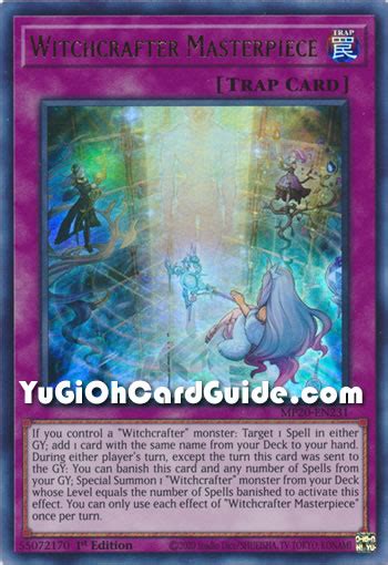 Yu Gi Oh Witchcrafter Masterpiece