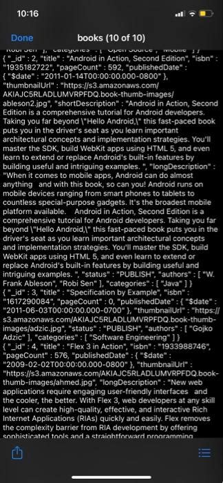 Solve The Following Problems Using Mongodb Save The