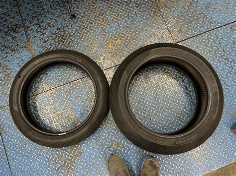 【やや傷や汚れあり】中古 セット ディアブロ ロッソ 3 ピレリ Pirelli 12070zr17 19055zr17 Diablo