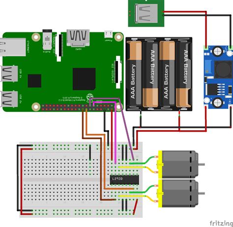 Raspberry Pi Roboter Bausatz Zusammenbau Teil 1