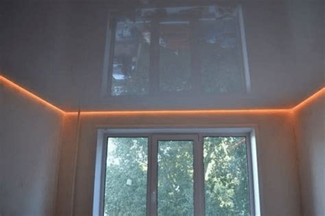Потолочный молдинг: из полиуретана, для натяжного потолка, с подсветкой ...