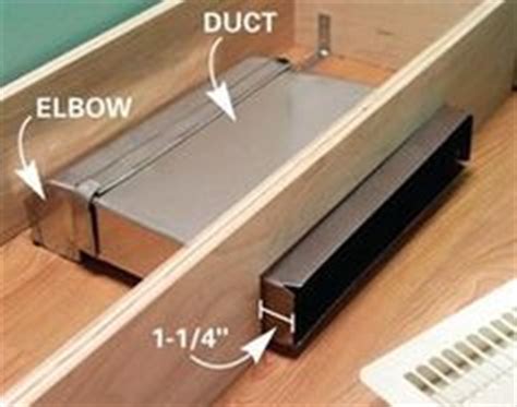 Toe Kick Ducting Kit Gets Airflow Out Into The Room And Out From
