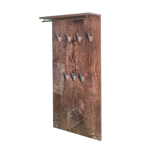 Lomadox Garderobenpaneel Nizza 04 Flur Garderobe Wandgarderobe Eiche 7