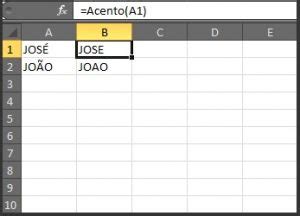 Retirar acentos e caracteres especiais no Excel Função em VBA Douglas
