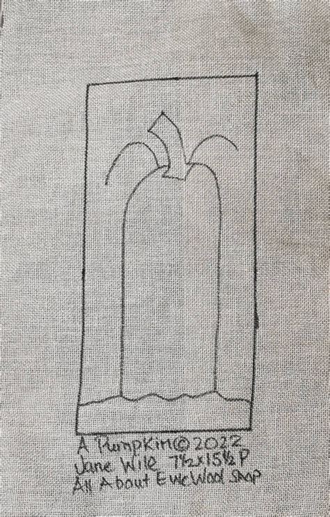 Pumpkin Rug Hooking Pattern Pattern Hooking Punching Etsy