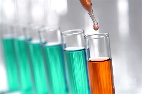 Test Tubes In Science Research Lab Photograph By Olivier Le Queinec