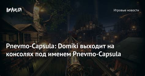 Pnevmo Capsula Domiki выходит на консолях под именем Pnevmo Capsula