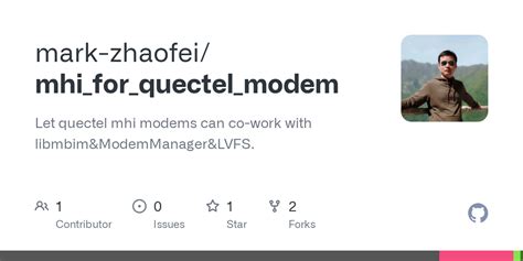 GitHub Mark Zhaofei Mhi For Quectel Modem Let Quectel Mhi Modems Can Co Work With Libmbim