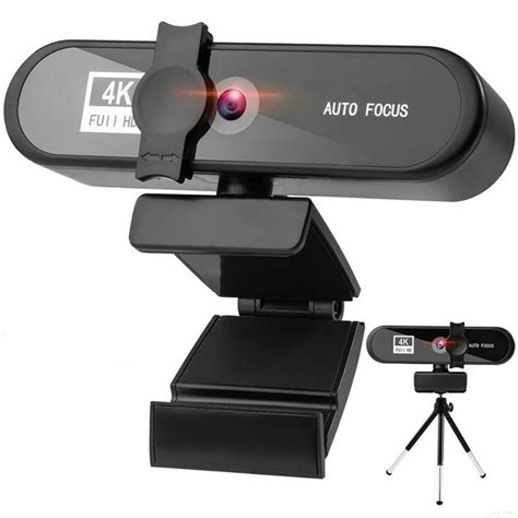 Cámara Web De Alta Definición 4k Autofocus Live Webcam Unidad Libre Usb
