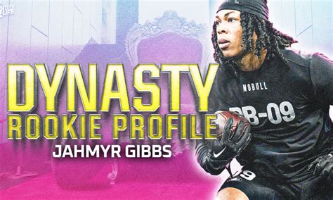 Dynasty Rookie Profile Jahmyr Gibbs