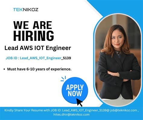 Teknikoz On Linkedin Techjobs Aws Iot Engineeringjobs Hiring