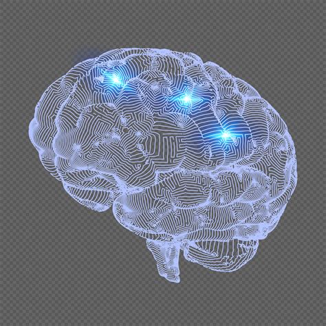 미래 기술 두뇌 Png 일러스트 무료 다운로드 Lovepik
