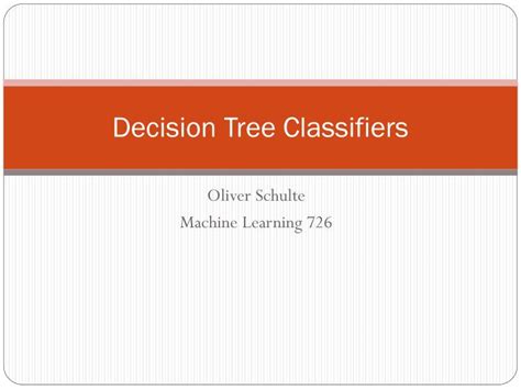 ppt decision tree classifiers powerpoint presentation free download
