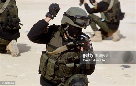 Palestinian National Security Forces Photos And Premium High Res